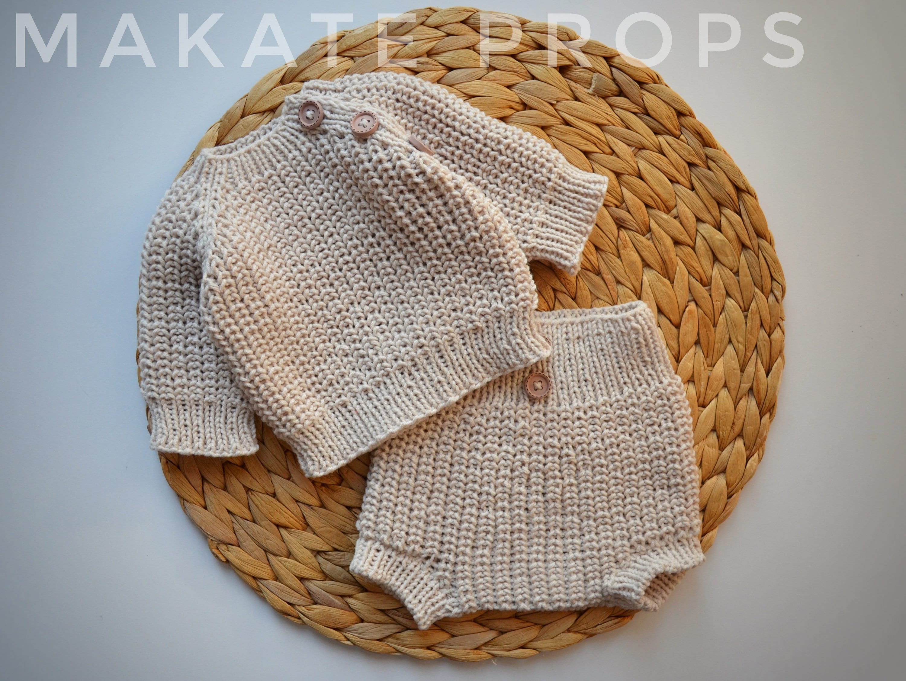 Newborn Knitted Outfit Newborn Suit Newborn Knitted Prop Knit - Etsy