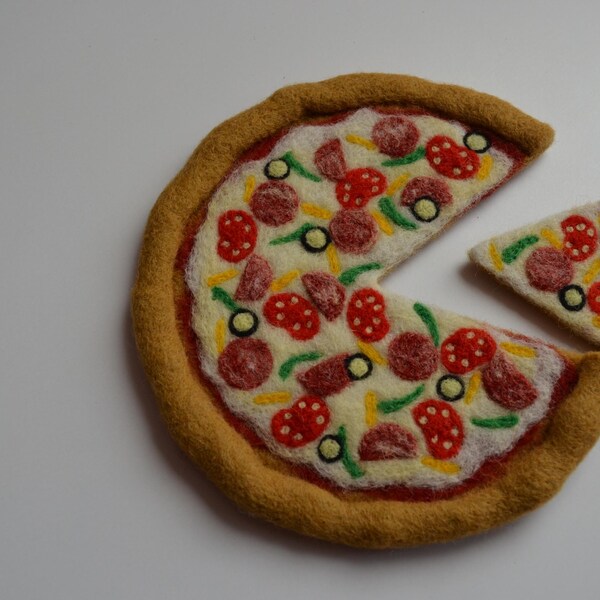 Felt Pizza - Etsy