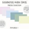 Digital Index Cards for Goodnotes Notability White Lined Dotted Index ...