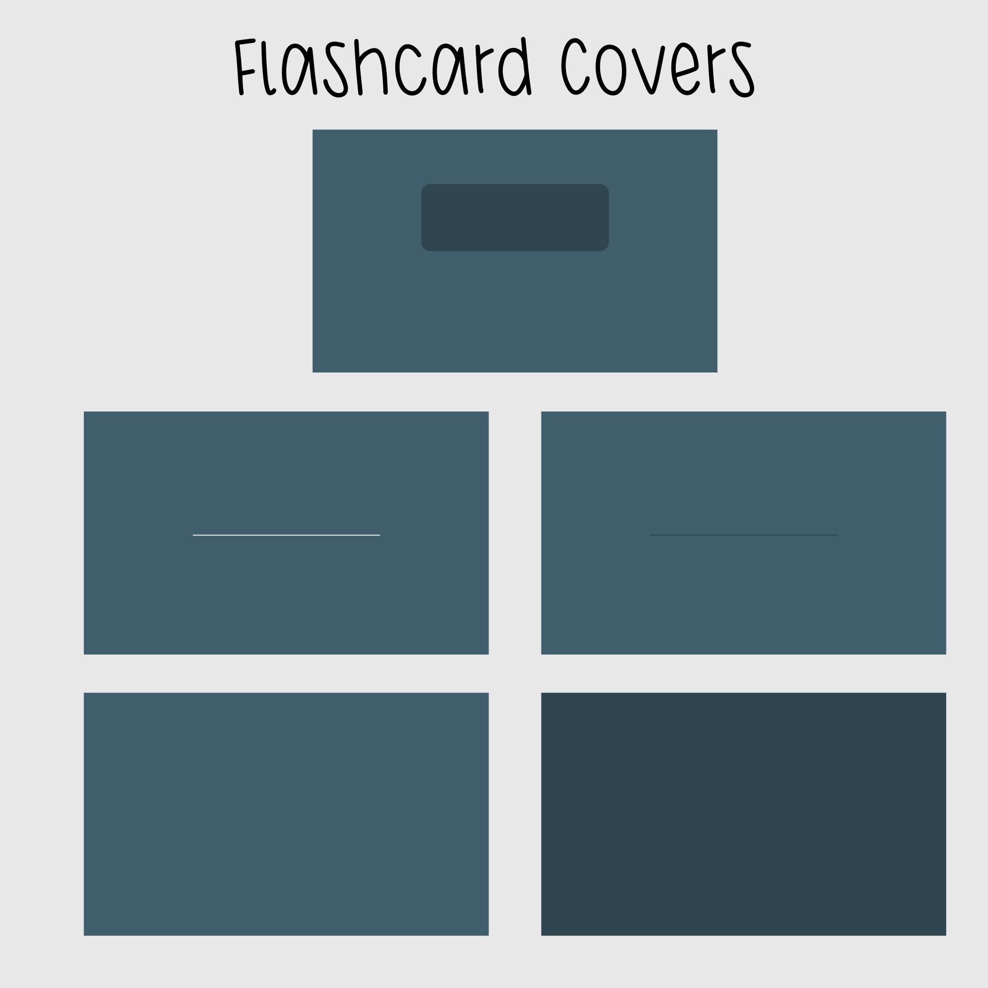 Digital Flashcard Template for Goodnotes Notability Fully - Etsy