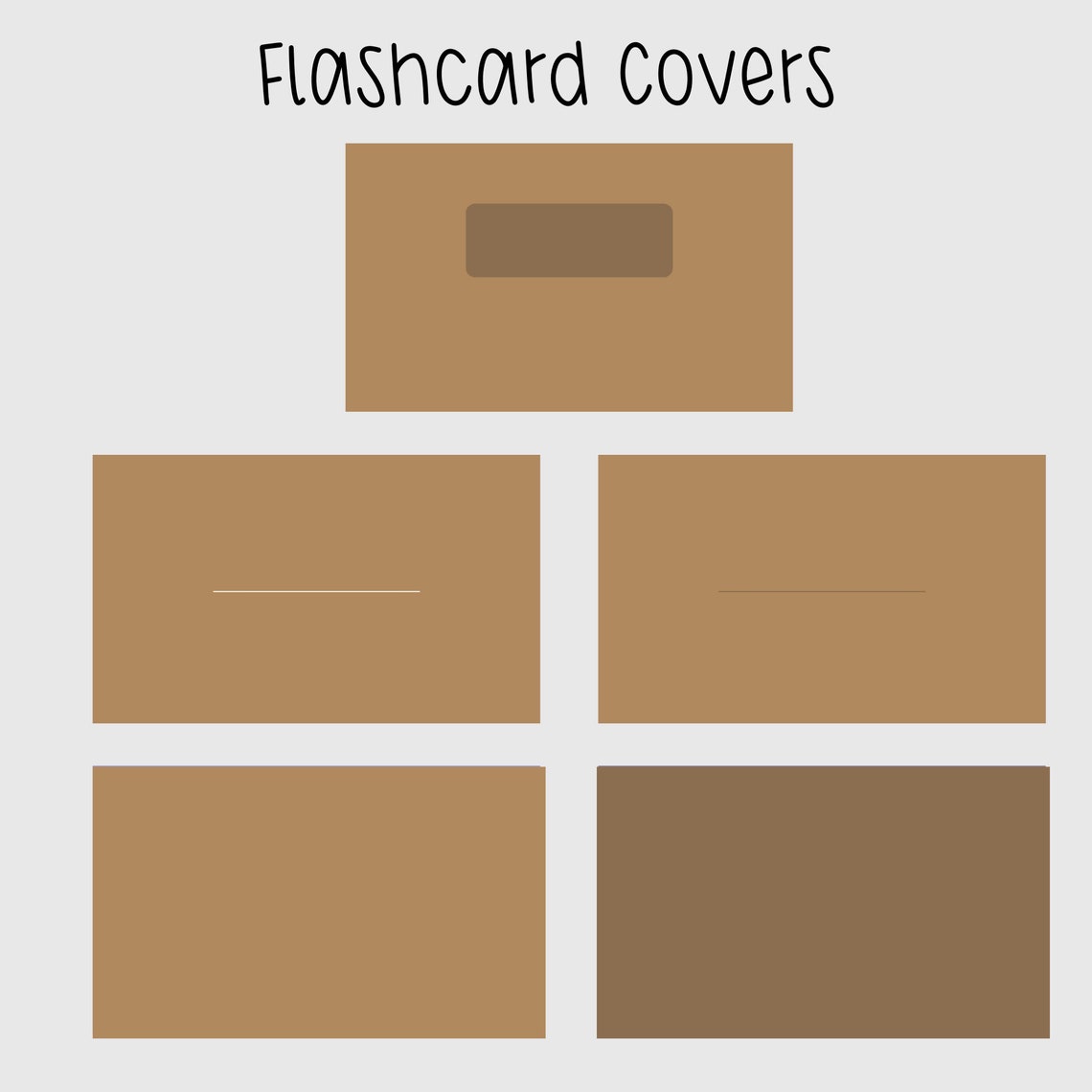 Digital Flashcard Template for Goodnotes Notability Hyperlinked Lined ...