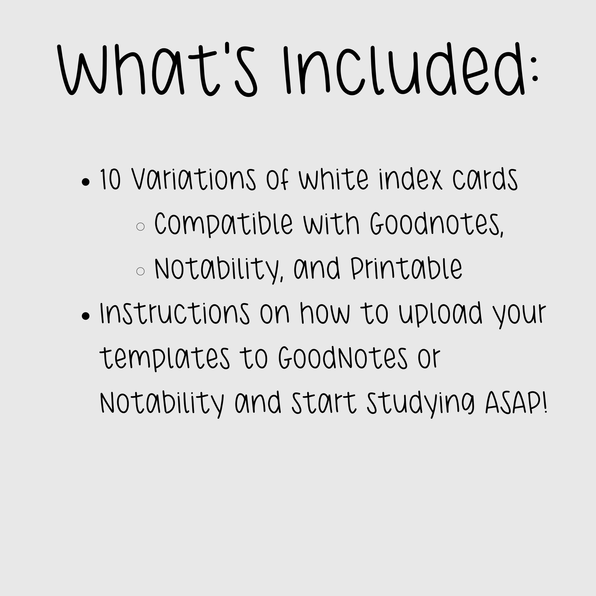 Digital Index Cards for Goodnotes Notability White Lined Dotted Index ...