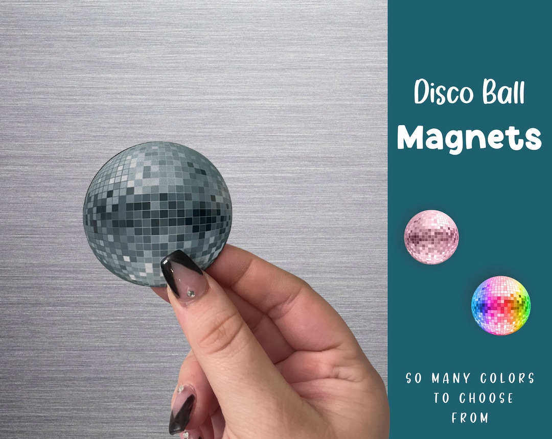 Disco Ball Magnets Disco Ball Fridge Magnet, Disco Ball Decor, Disco ...