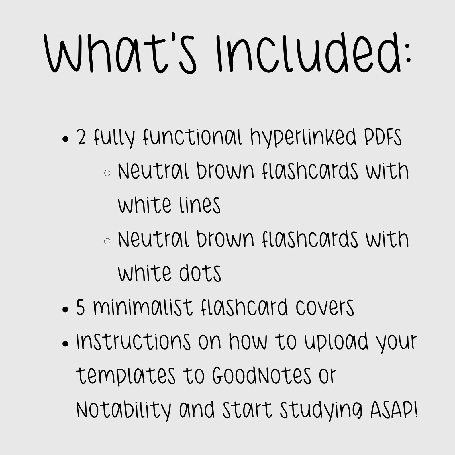 Digital Flashcard Template for Goodnotes Notability Hyperlinked Lined ...