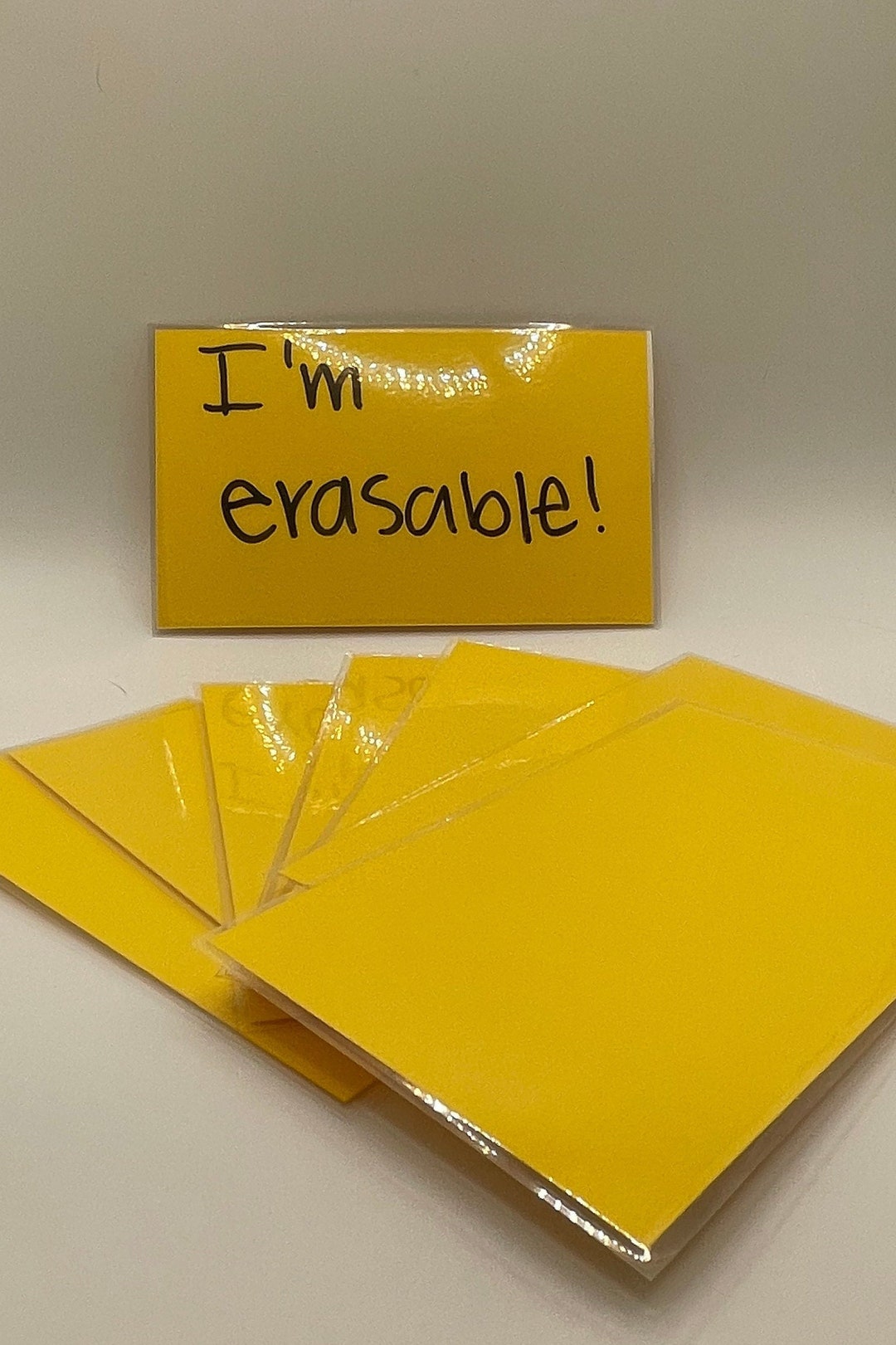 Erasable Index Cards Reusable Index Cards Erasable Flash Cards - Etsy