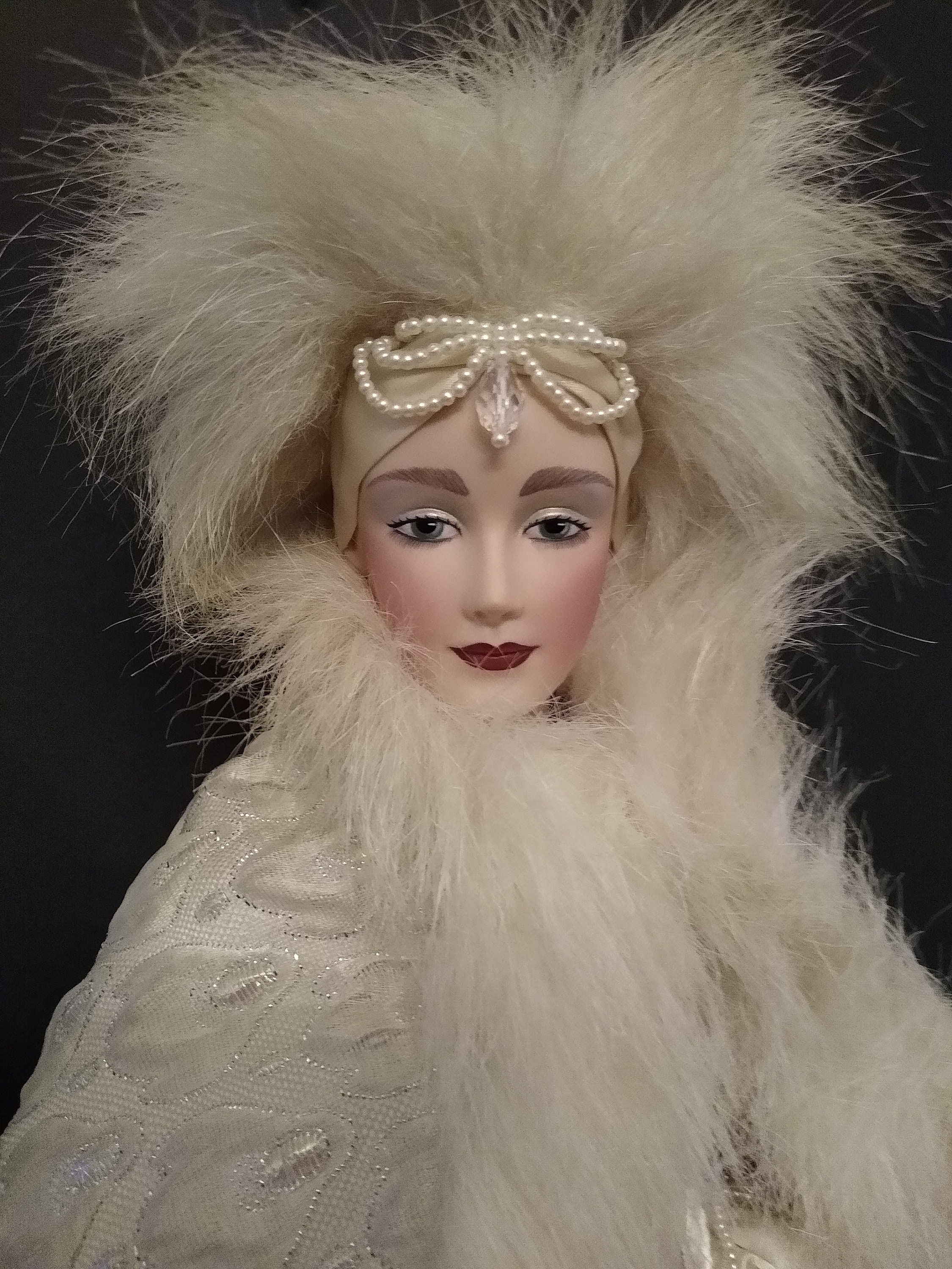 Franklin Mint Snow Queen Masquerade Doll - Etsy