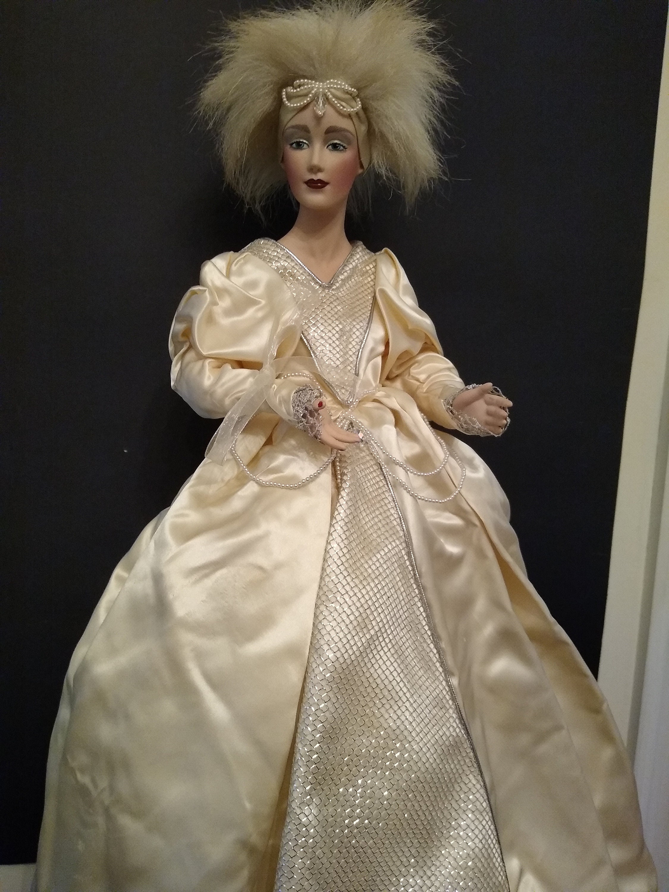 Franklin Mint Snow Queen Masquerade Doll - Etsy