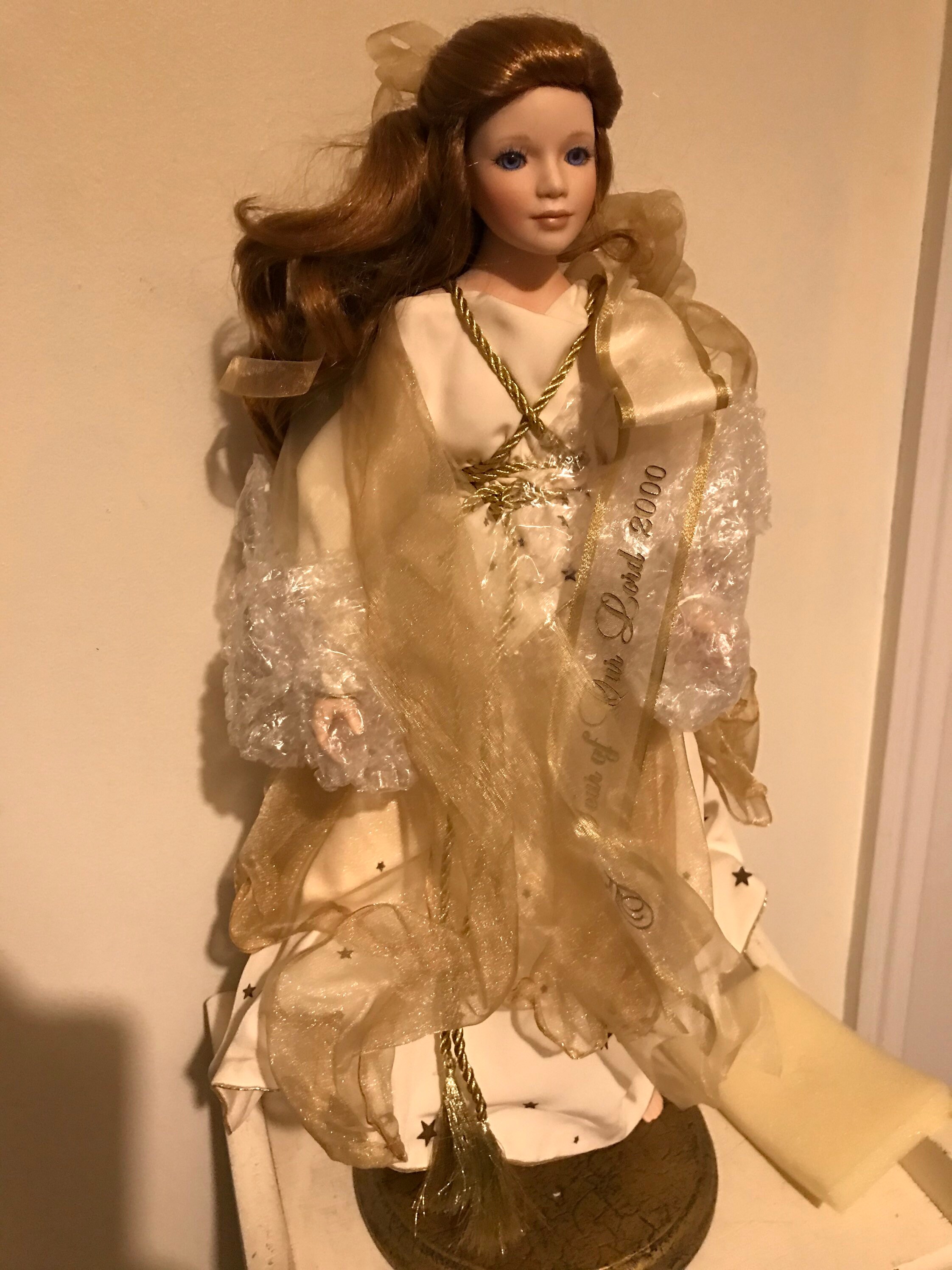 Danbury Mint Porcelain the Millennium Angel-celeste-price DROP - Etsy