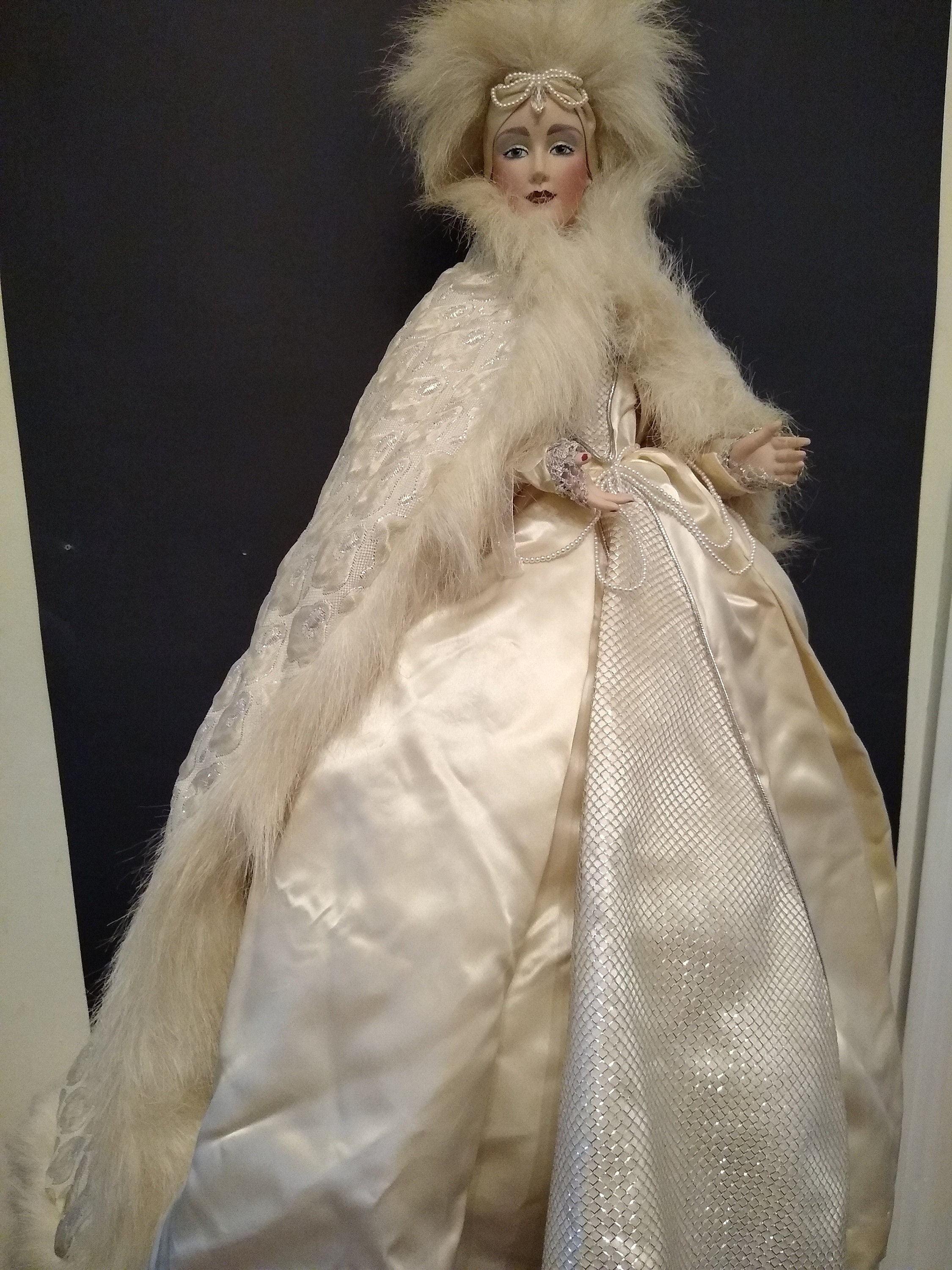 Franklin Mint Snow Queen Masquerade Doll - Etsy