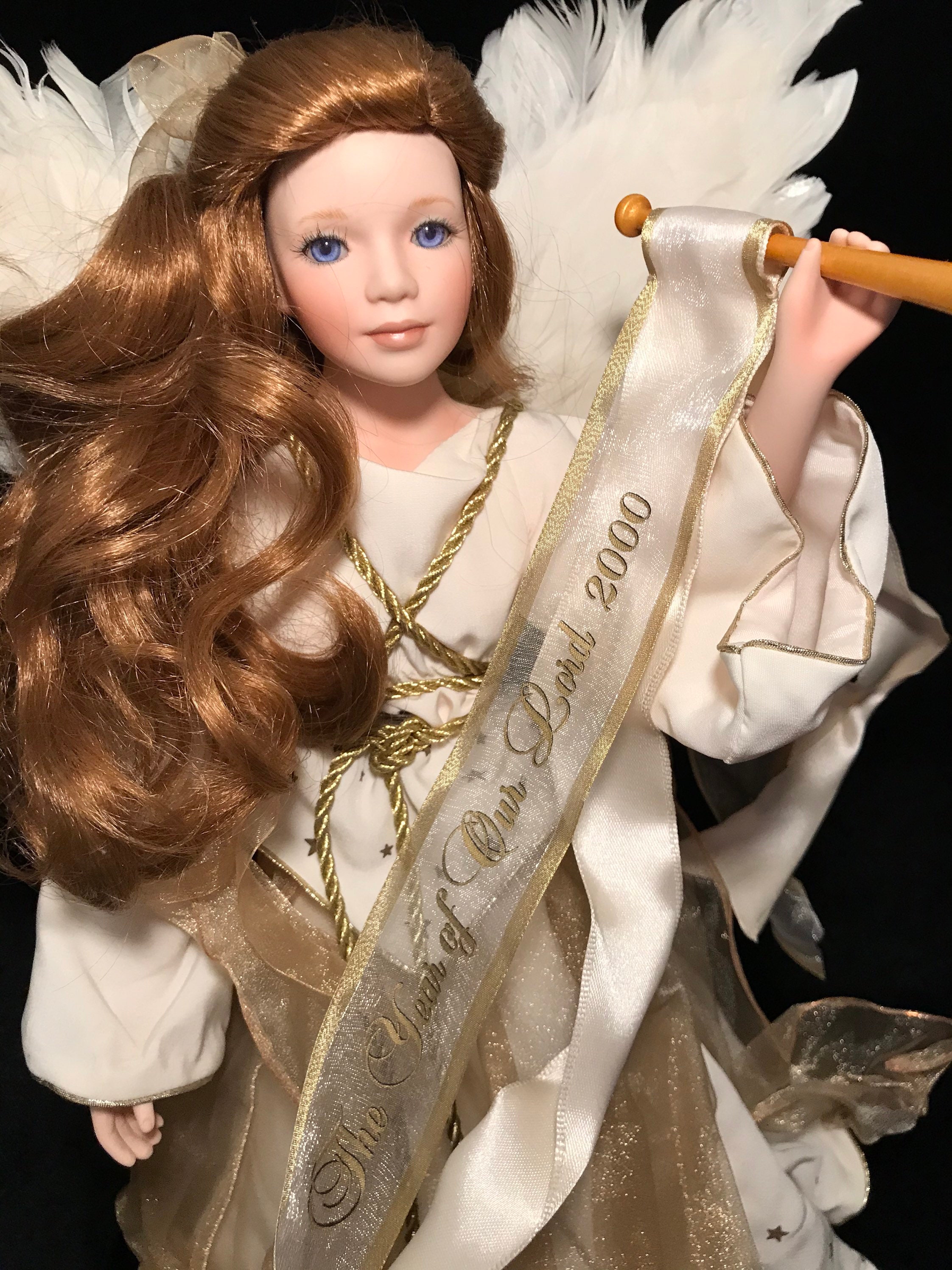 Danbury Mint Porcelain the Millennium Angel-celeste-price DROP~ - Etsy