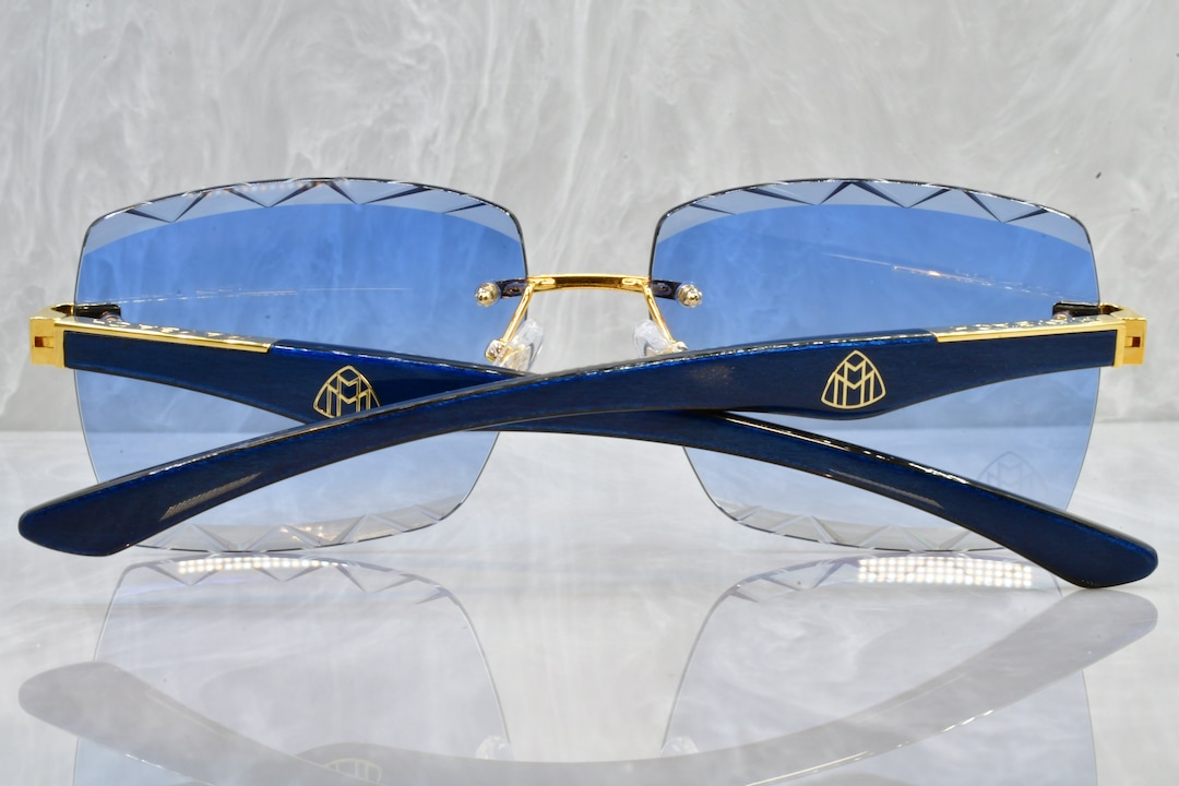 Maybach Sunglasses Chili Horn Cartier Decor Rimless Buff New With Boxes ...