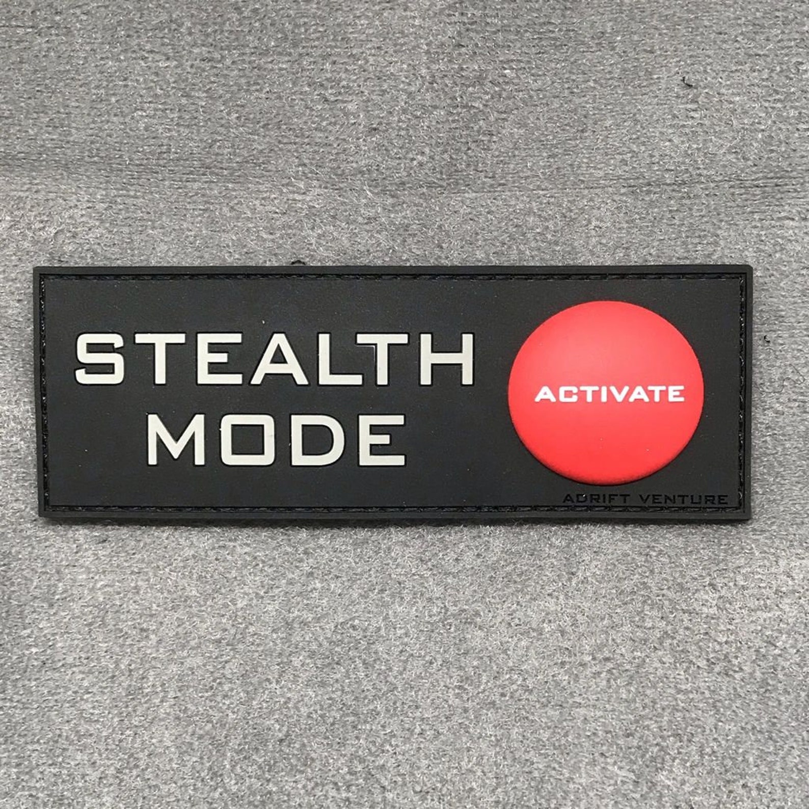 Adrift Venture Stealth Mode PVC Morale Patch - Etsy