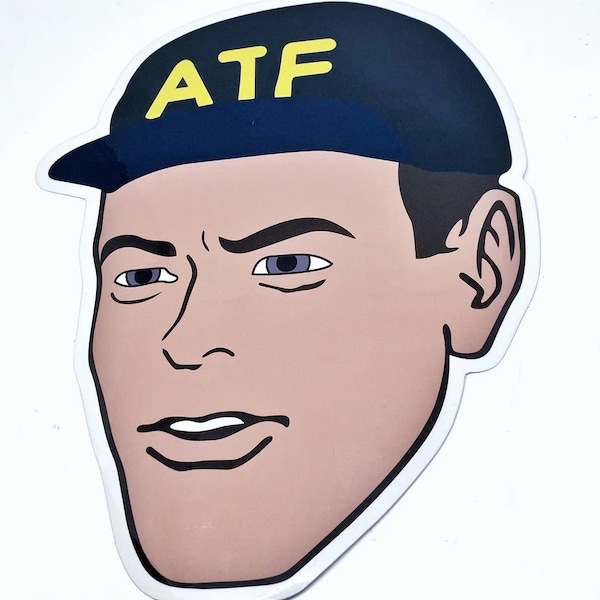 The Atf Sticker - Etsy