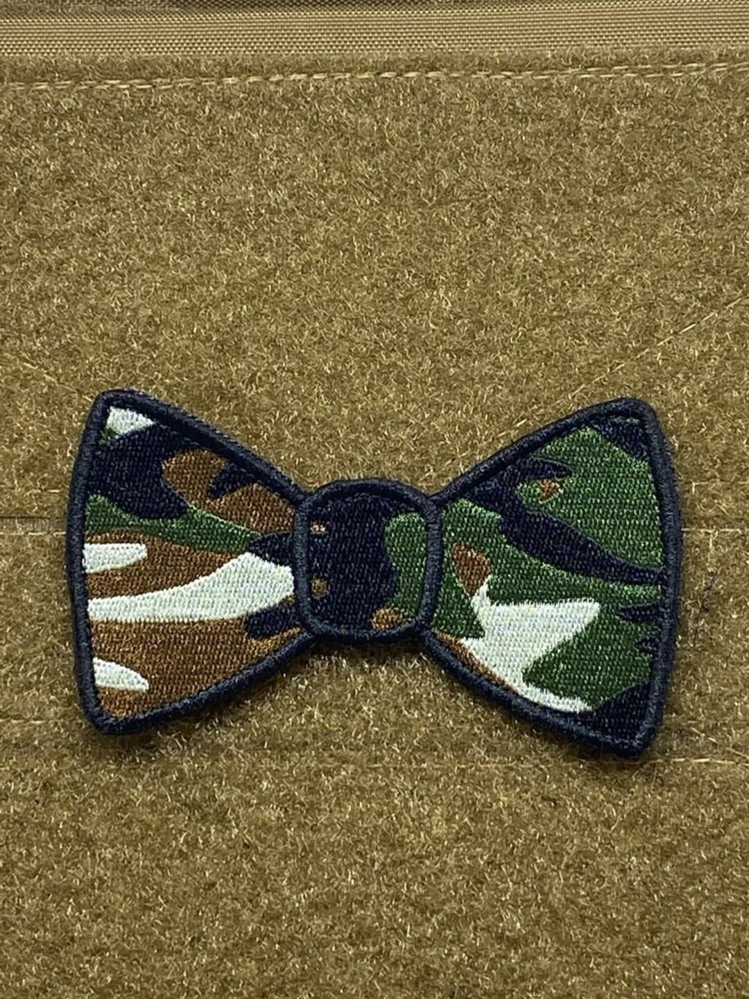 Tactical Outfitters- Bow Tie Morale Patch- Woodland - Etsy