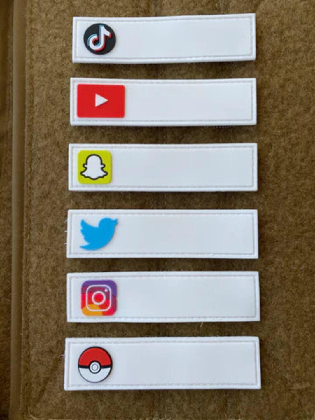 Tactical Outfitters- Social Media Name Tag - Etsy