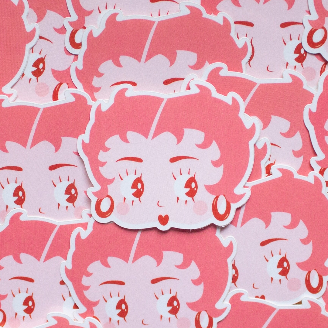 Betty Boop 2” Vinyl Sticker - Etsy