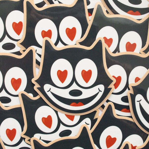 Felix Cat Sticker - Etsy