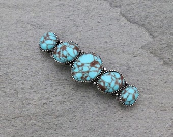 Turquoise Hair Clip | Etsy