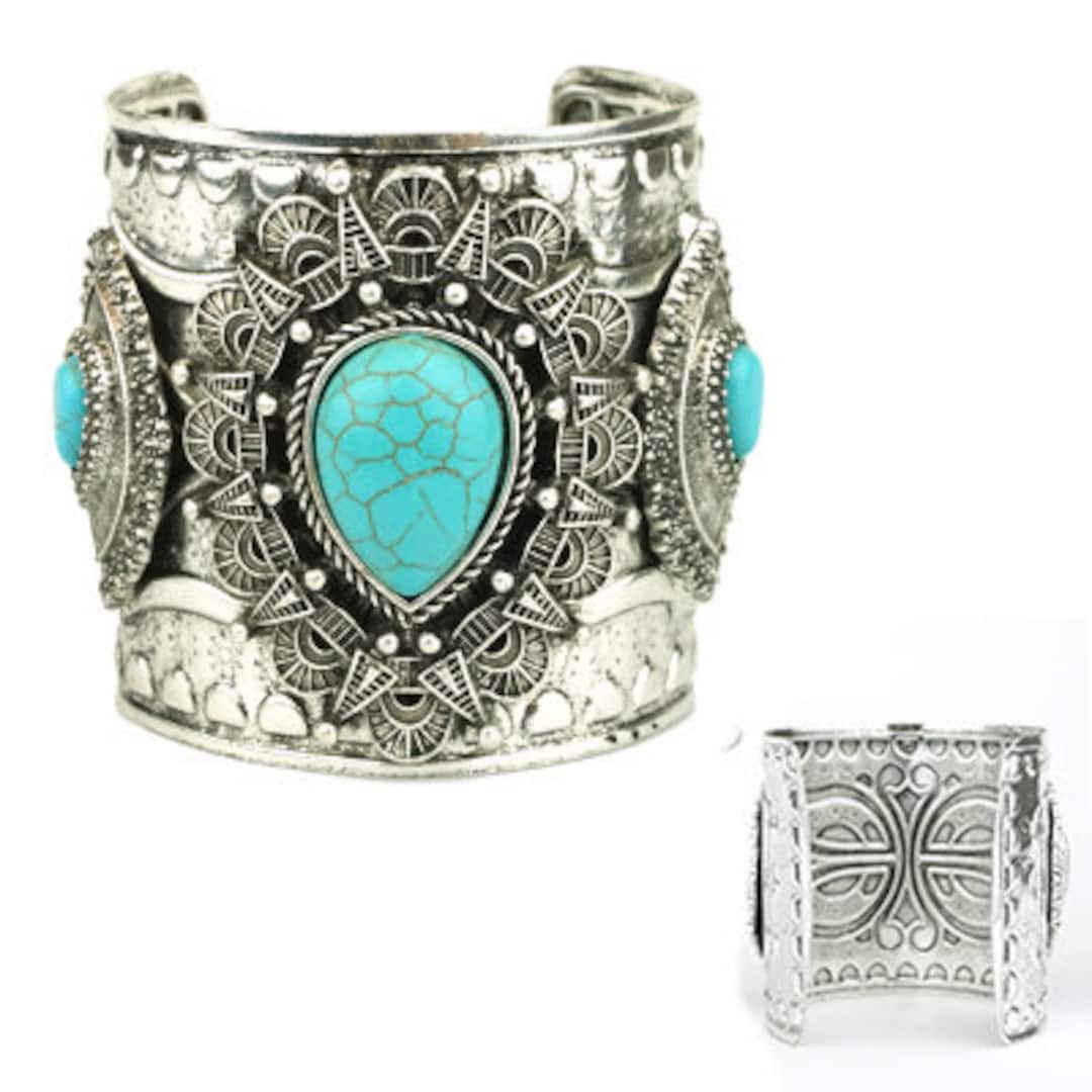 Beautiful Antique Stone Cuff Bracelet/stone Bracelet/gifts for Her ...