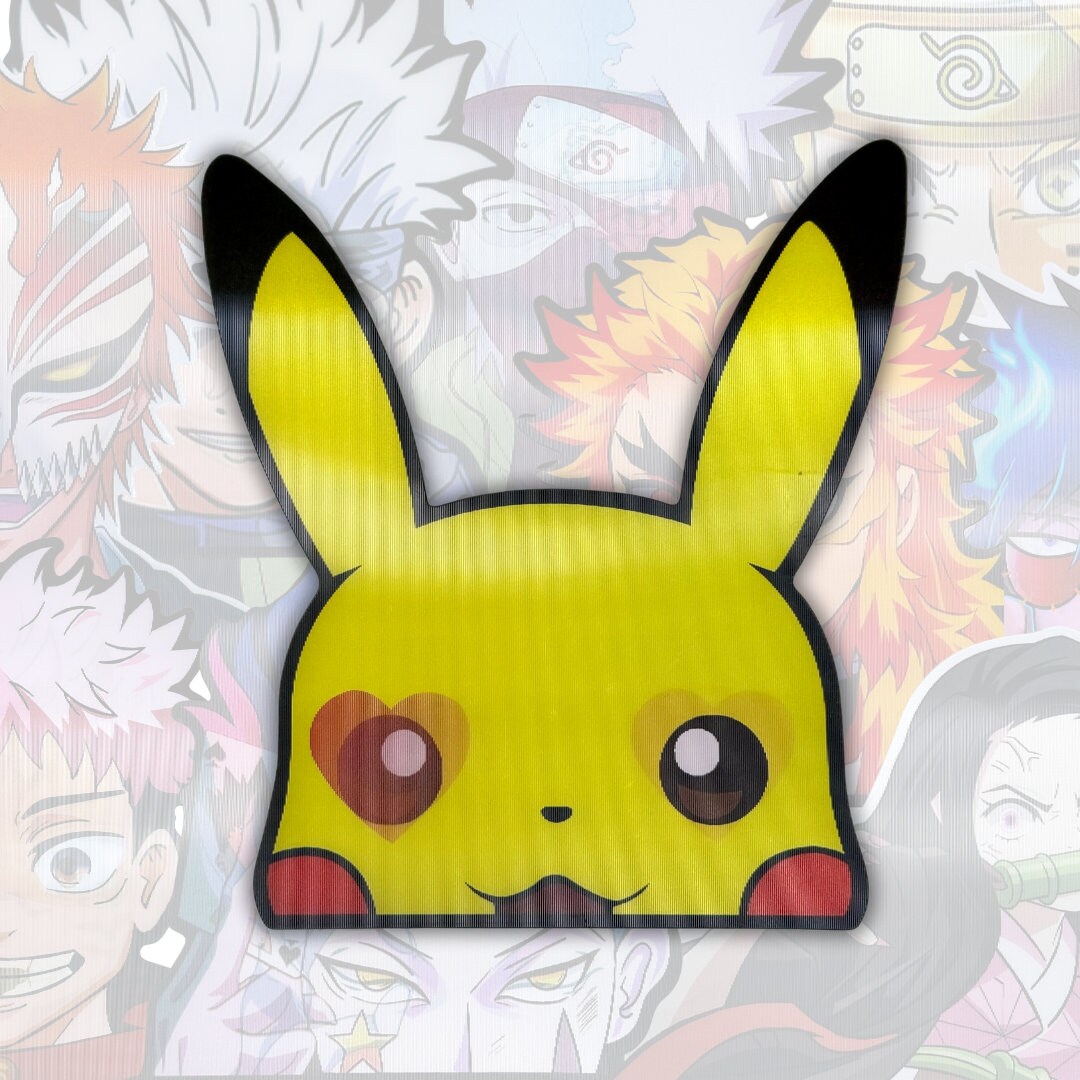 Anime 3D Motion HQ Waterproof Decal Anime Peeker Decal Anime Car Decal ...