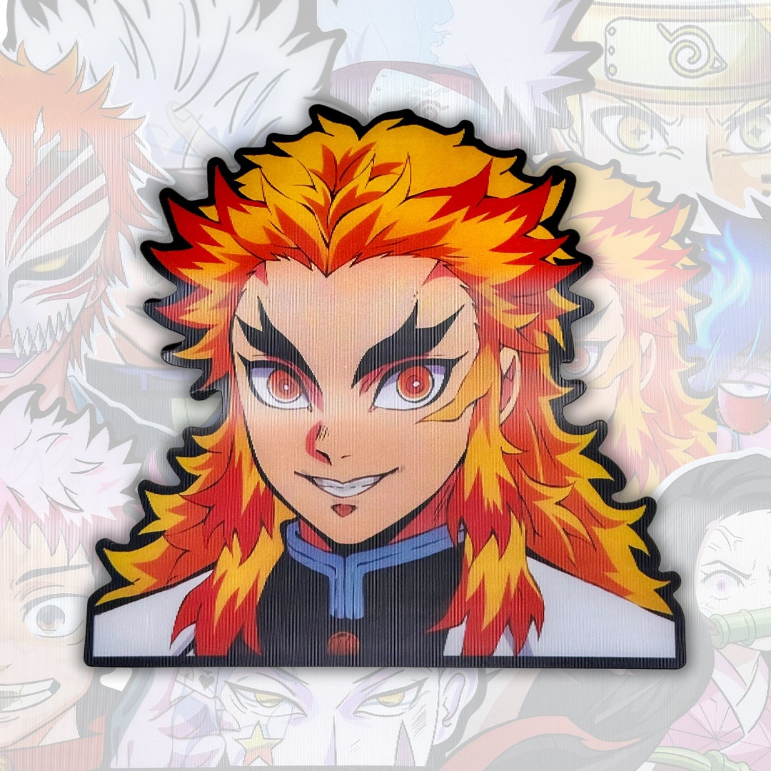 Anime 3D Motion HQ Waterproof Decal Anime Peeker Decal Anime Car Decal ...