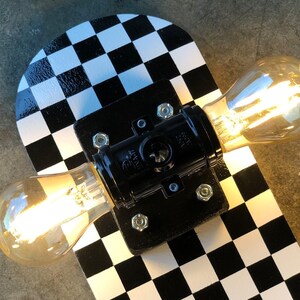 Skateboard Lamp Checkerboard Mini. Dimmer Switch With Multiple Light ...