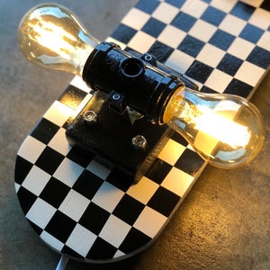Skateboard Lamp Checkerboard Mini. Dimmer Switch With Multiple Light ...