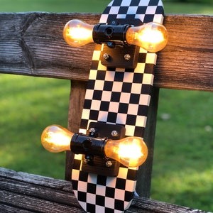 Skateboard Lamp Checkerboard Mini. Dimmer Switch With Multiple Light ...