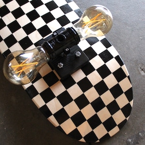 Skateboard Lamp Checkerboard - Etsy