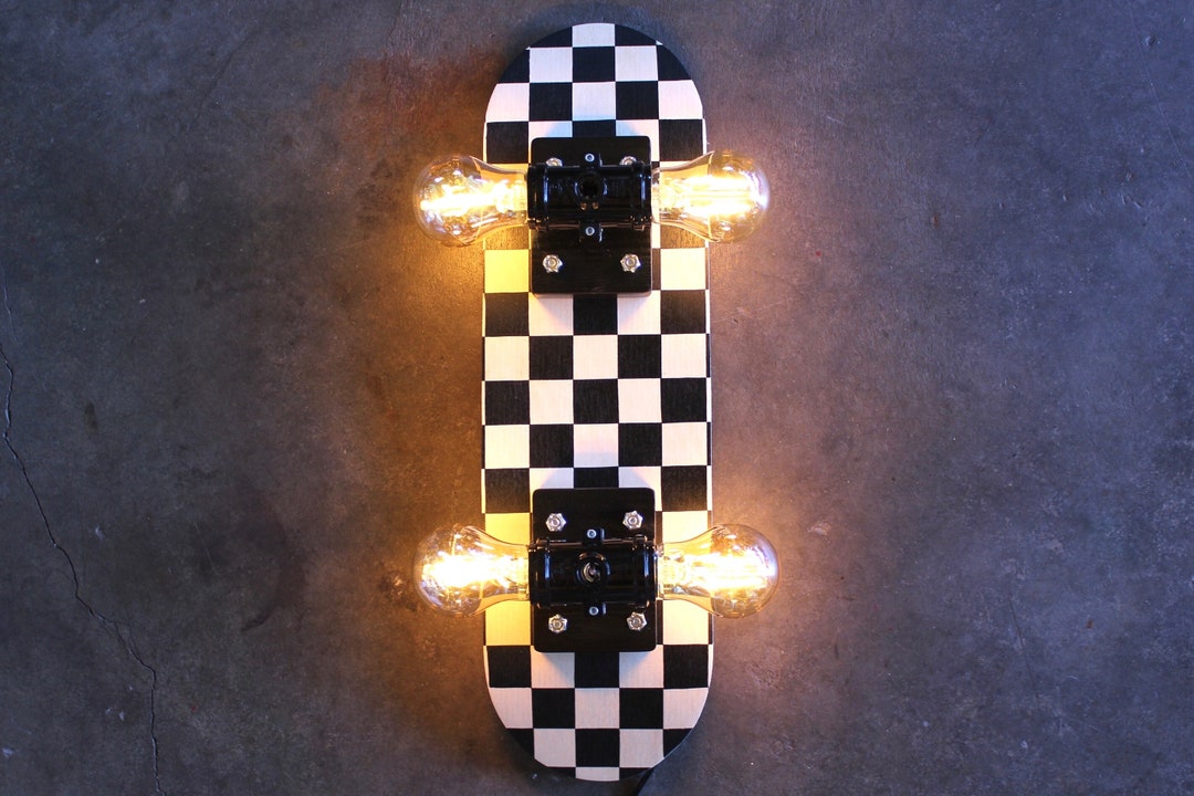 Skateboard Lamp Checkerboard With Wider Pattern. Dimmer Switch With ...