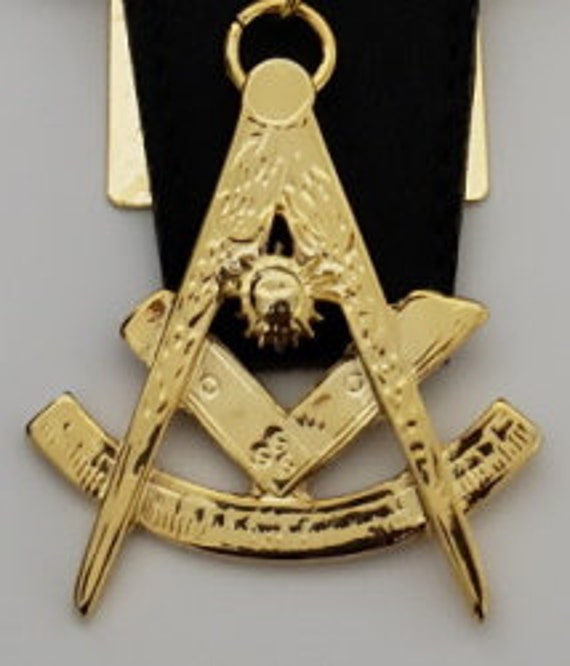 Master Past Master Jewel for Masonic Collar Regalia Gold | Etsy