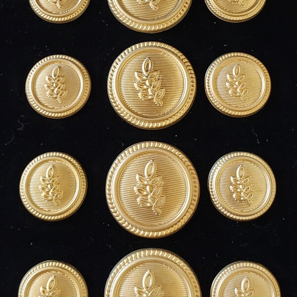 Gold Blazer Buttons - Etsy