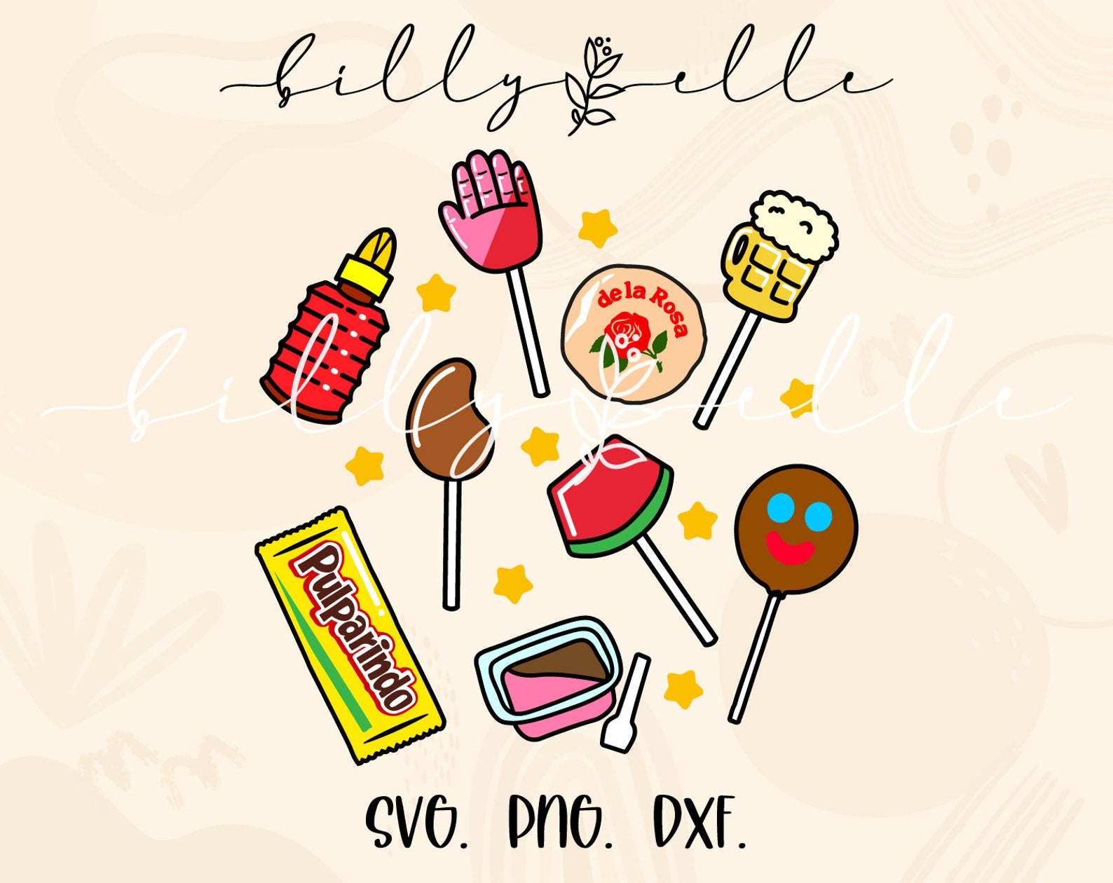 Mexican Candy Vector Bundle Dulces Digital Download SVG - Etsy