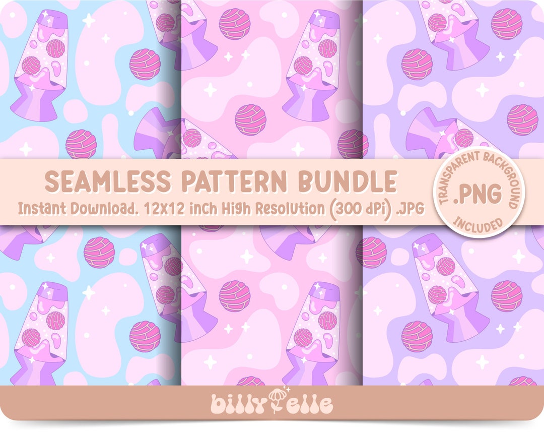 Mexican Conchas Retro Lava Lamp PNG - Mexican Pan Dulce Repeating ...