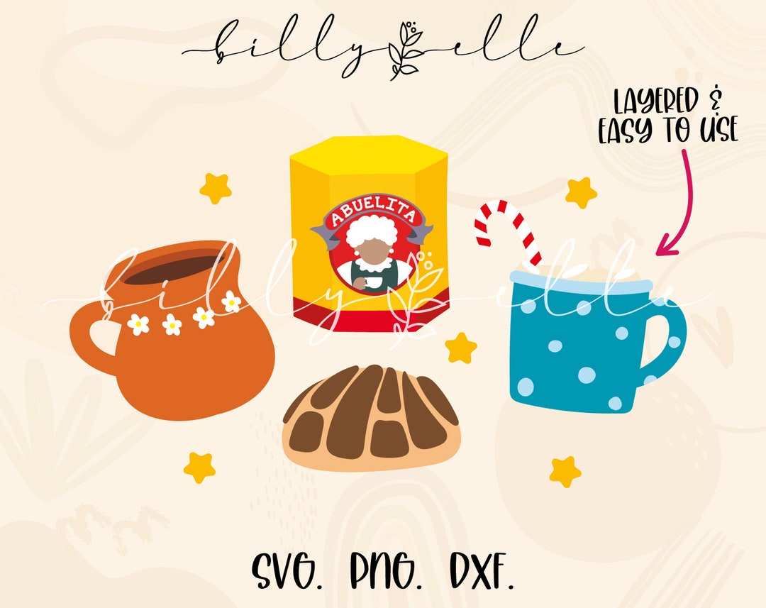 Chocolate Abuelita Vector Bundle - Mexican Hot Cocoa Digital Download ...