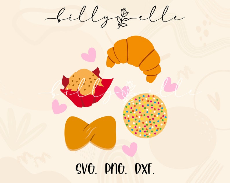 Mexican Pan Dulce Vector Mega Bundle - Bakery Abstract Digital Download ...