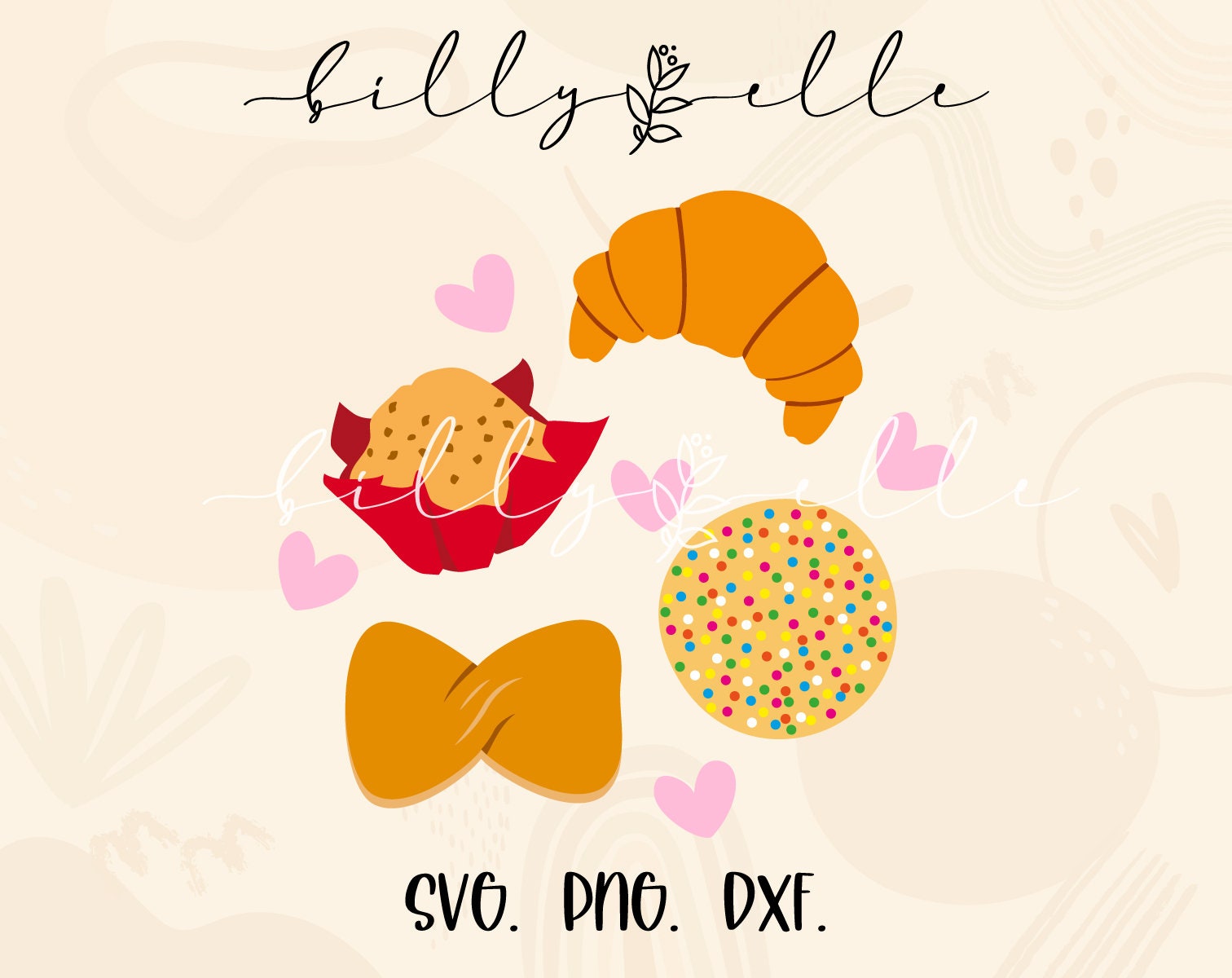 Mexican Pan Dulce Vector Mega Bundle Bakery Abstract Digital | Etsy