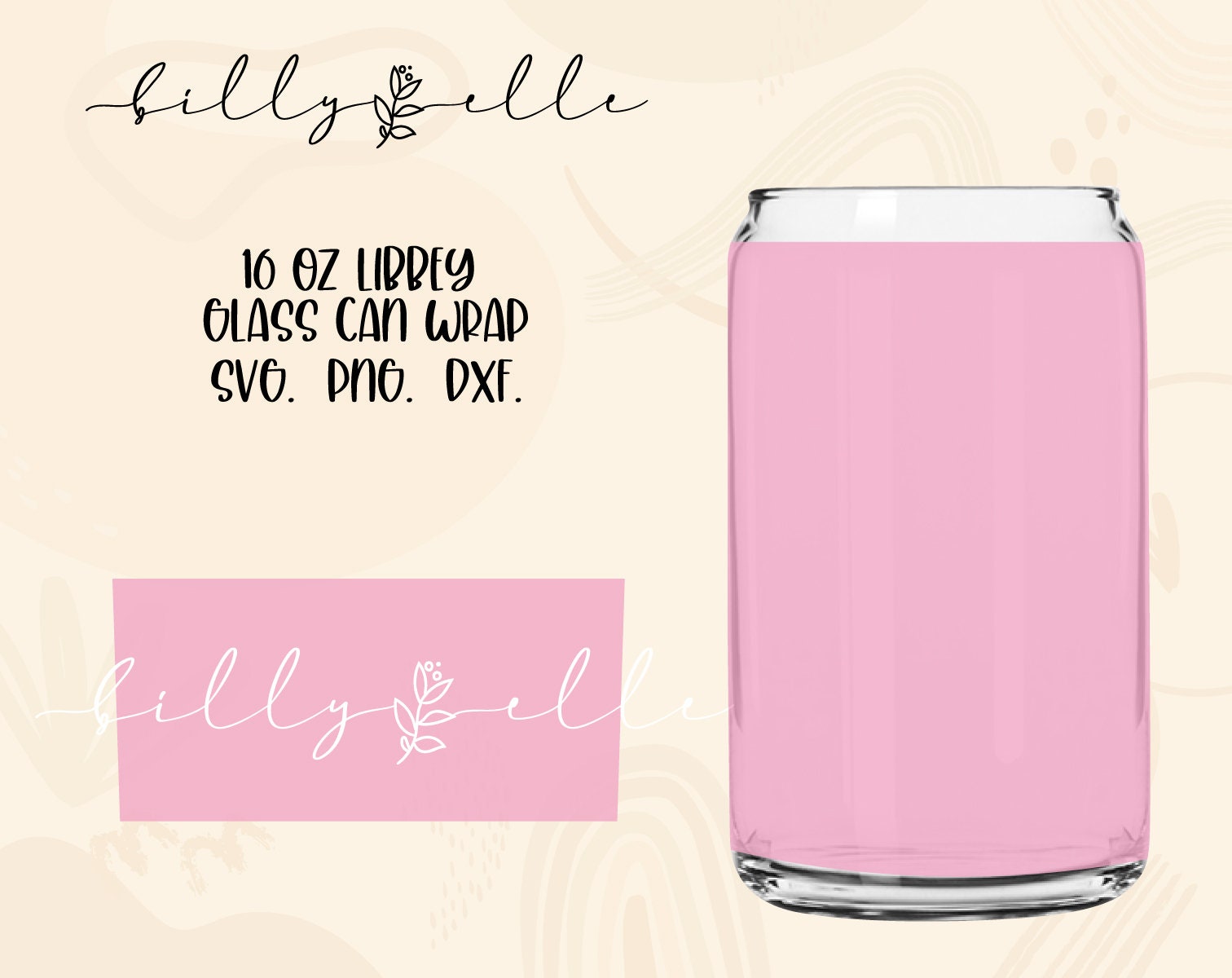Libbey Can Shaped Glass Wrap Template Libbey 16oz Full Wrap Template Libbey Can Shaped Glass Wrap Template Libbey 16oz Full Wrap Template