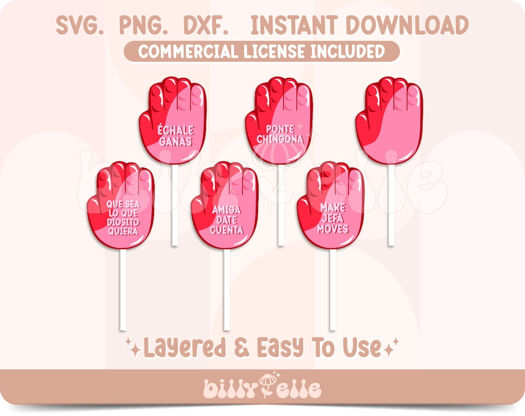 Lucky Paletas De Manita - Mexican Candy - Latino Culture Design - Jefa ...