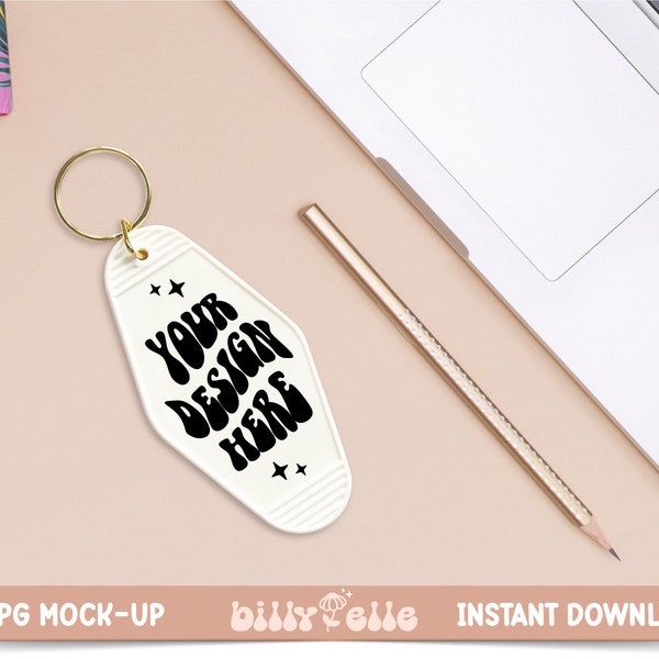 Motel Key Mockup - Etsy
