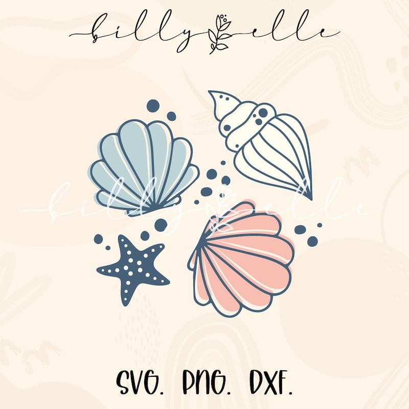 Seashells Svg - Etsy