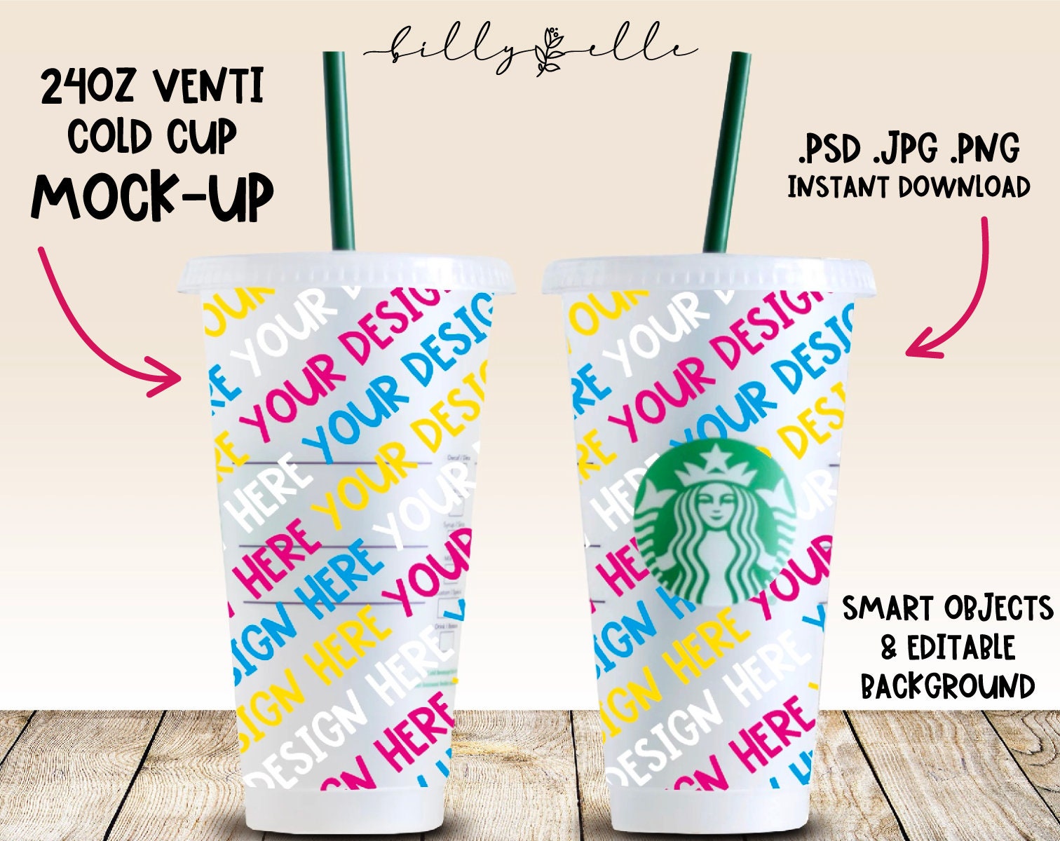 Starbucks Cup Template Psd