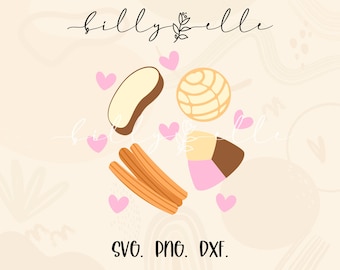 Mexican Pan Dulce Vector Mega Bundle Bakery Abstract Digital | Etsy