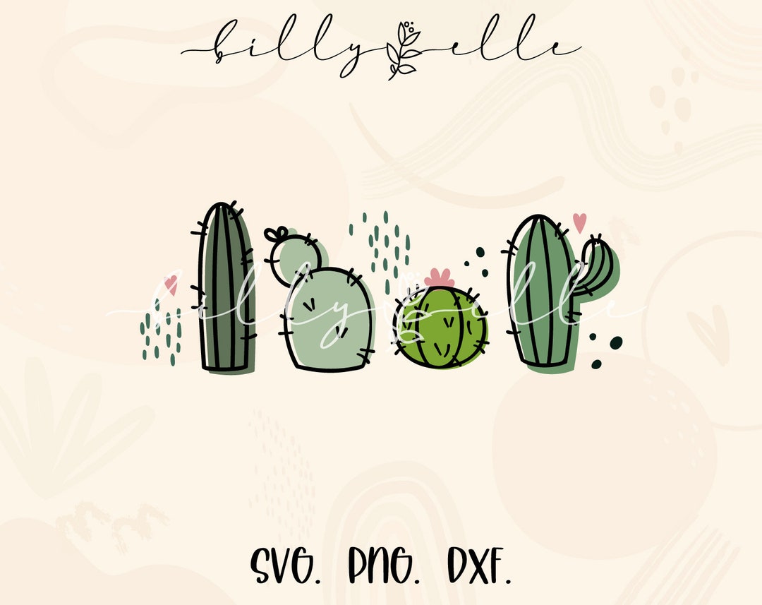 Cactus Bundle SVG File - Cactus Digital Download SVG Cricut ...