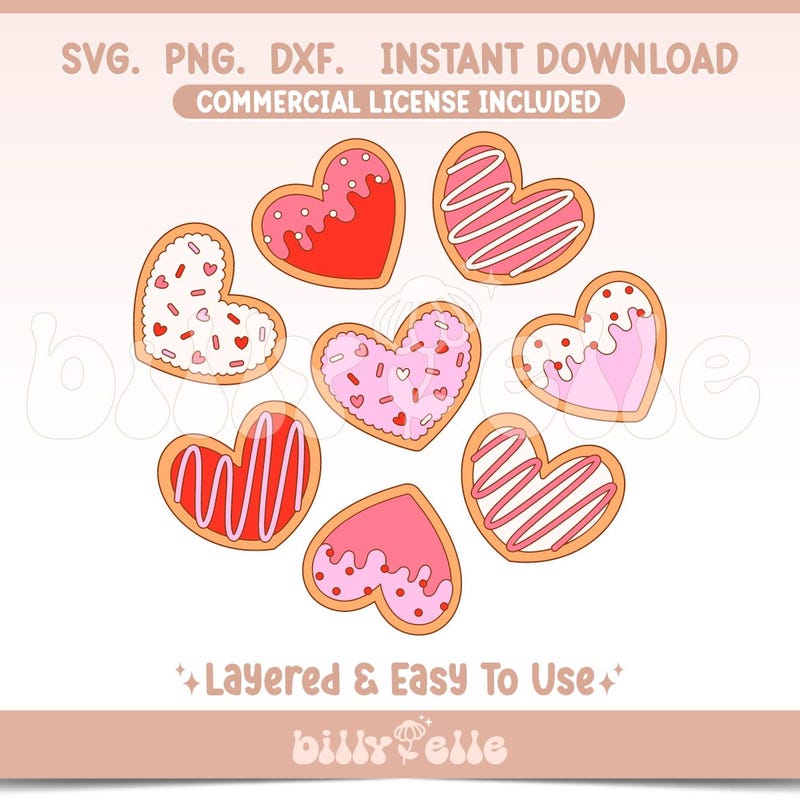 Sugar Cookie Clipart - Etsy