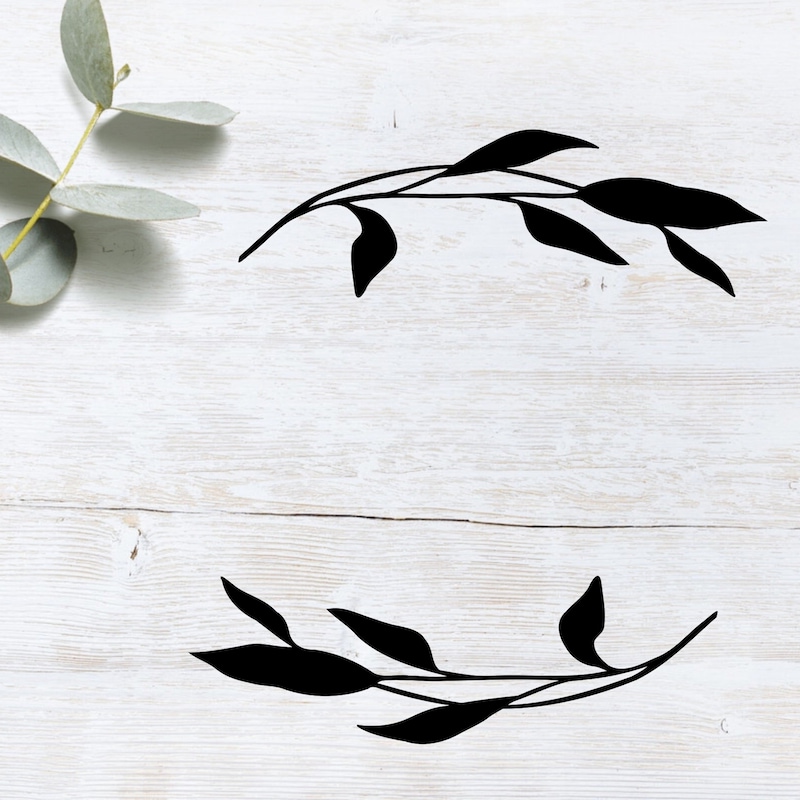 Split Wreath Svg - Etsy