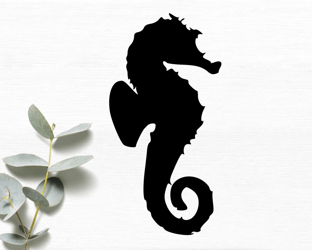 Seahorse Cut File Formats Svg Dxf Eps Pdf and Png - Etsy