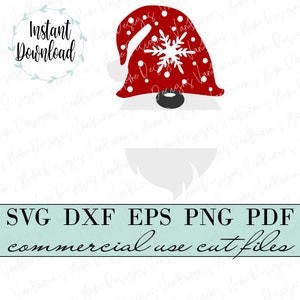 Christmas Gnome Svg, Split Gnome Cut File, Custom Gnome Mug, Winter ...