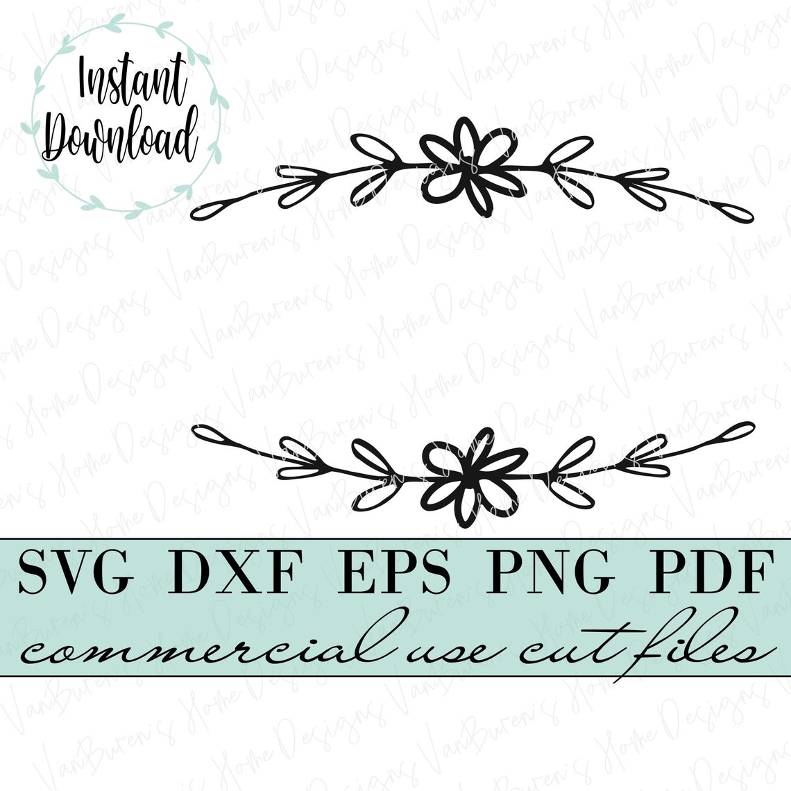 Hand Drawn Daisy Border Svg Laurel Wreath Svg Daisy Svg | Etsy