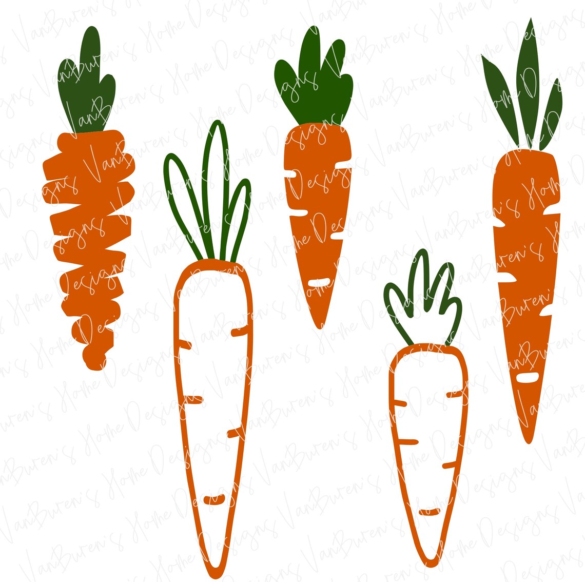 Carrot SVG Bundle: Easter Bunny Cut Files (digital Download) - Etsy